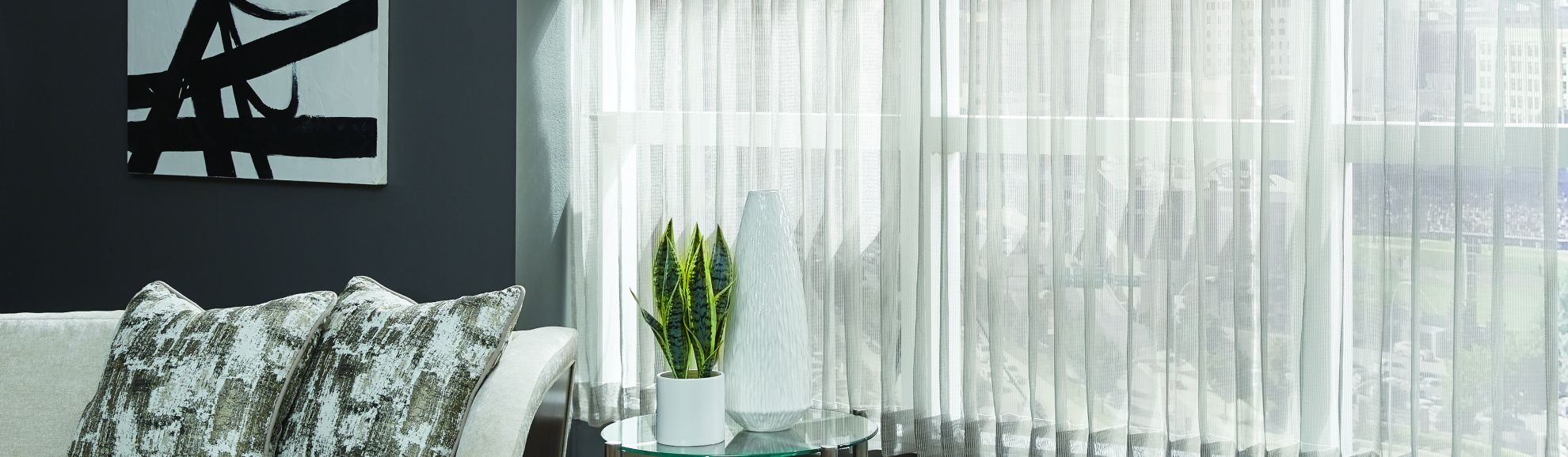 Wide Width Sheer Drapery | Custom Drapery Sheers | Stoneside